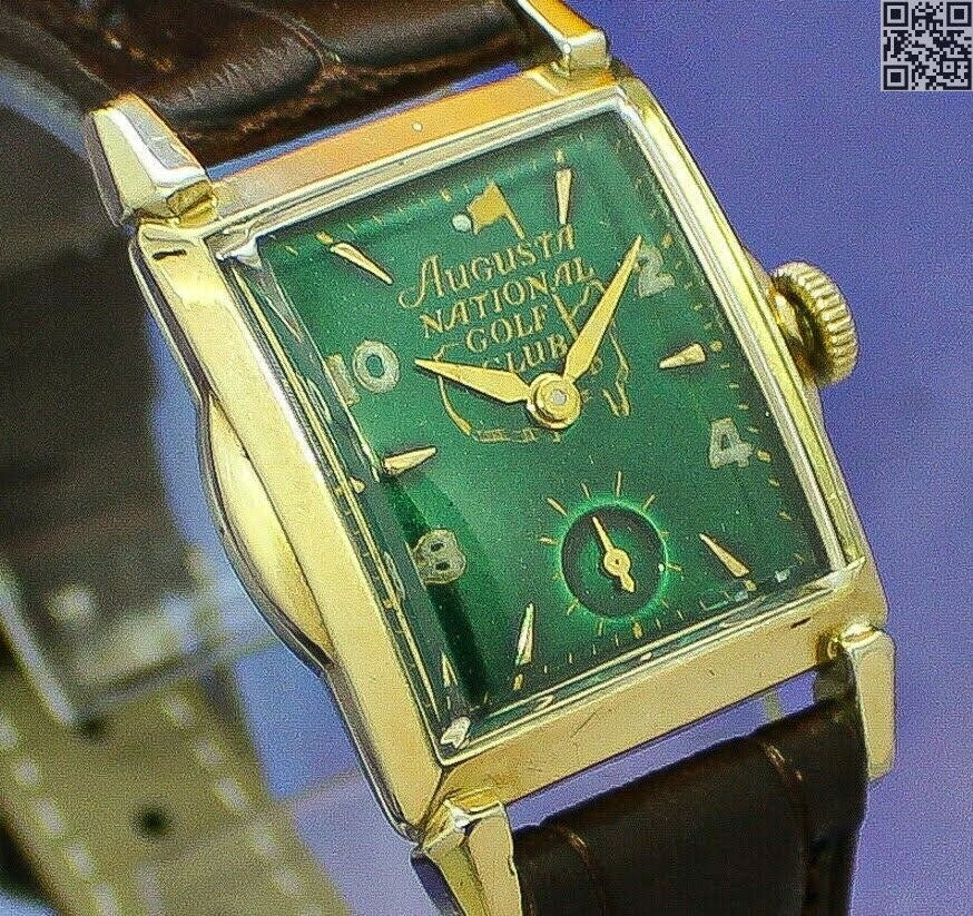 1952 Vintage Augusta National Golf Club Member Watch Bulova – Grand ...
