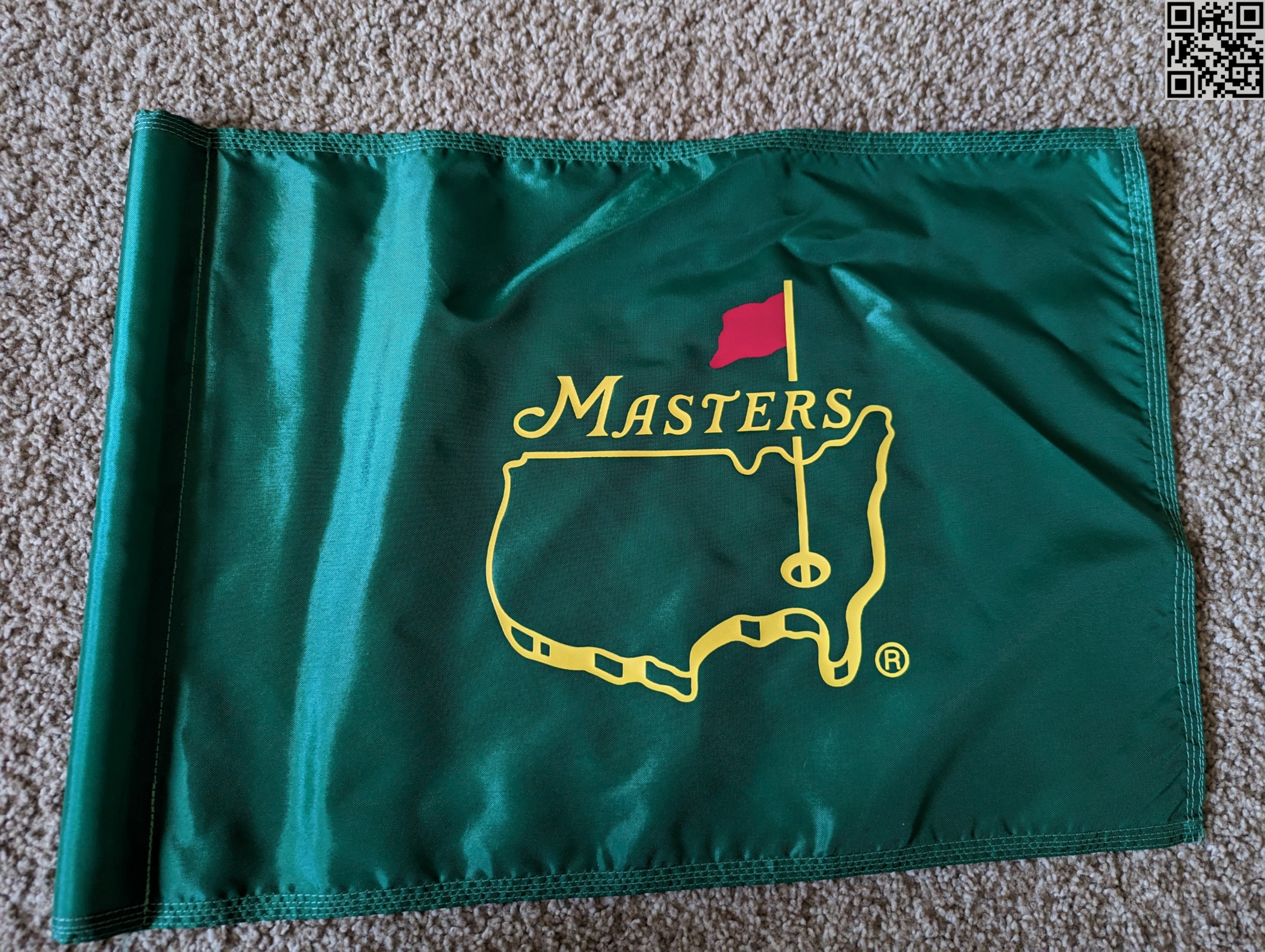 Masters Tournament Course Used Green Practice Range Pin Flag – Grand ...