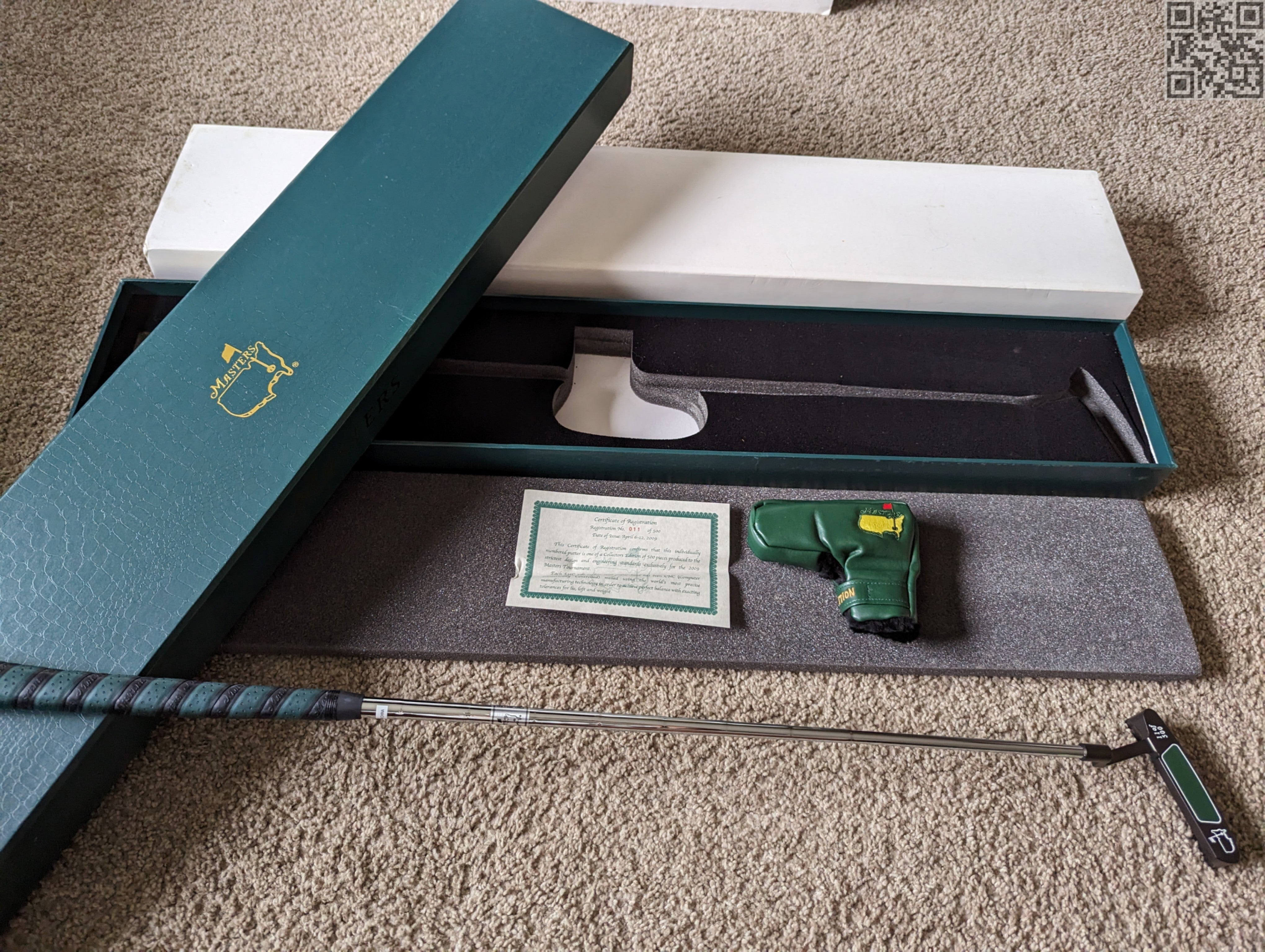 2009 Masters Tournament Limited Edition Putter 500 – Grand Slam Moments