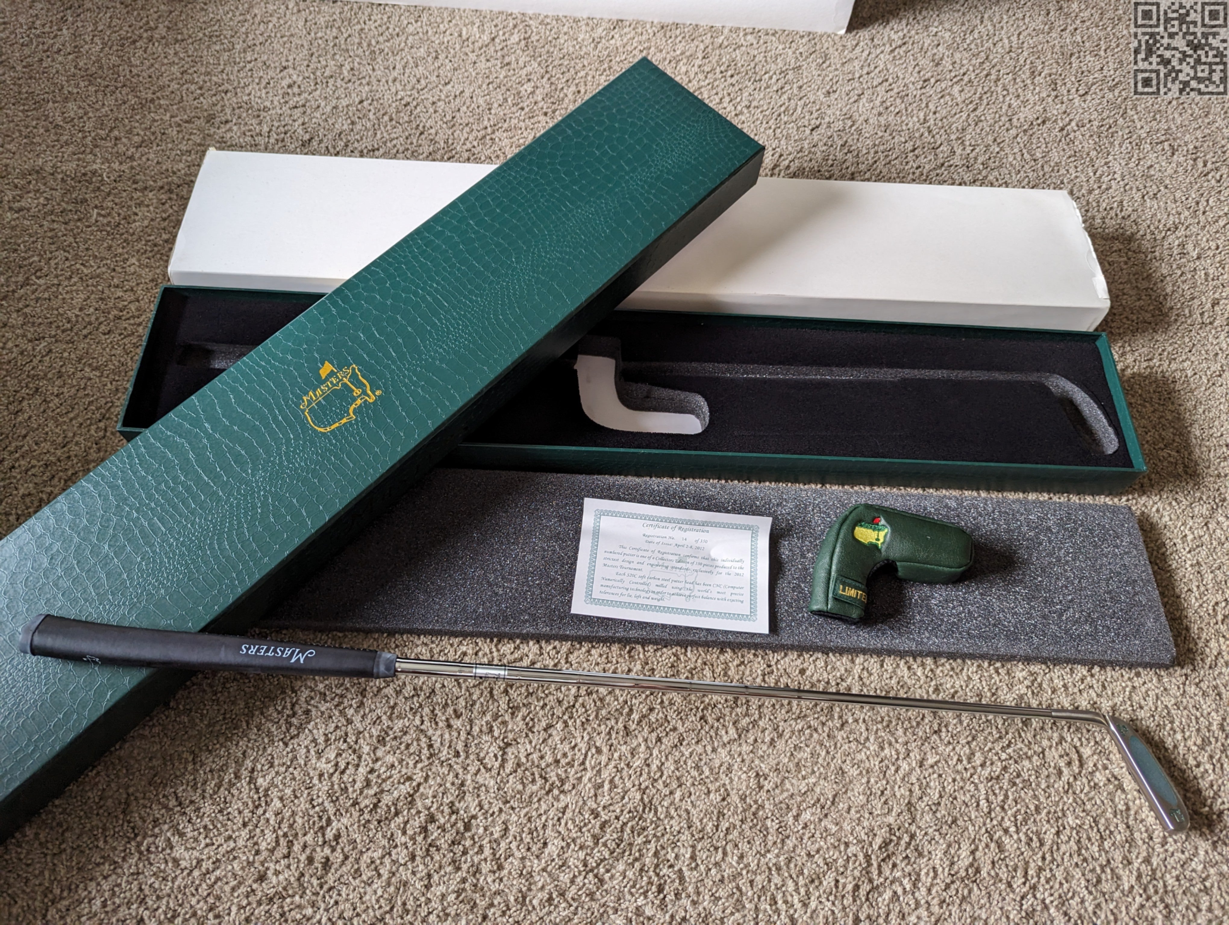 2012 Masters Tournament Limited Edition Putter 350 – Grand Slam Moments