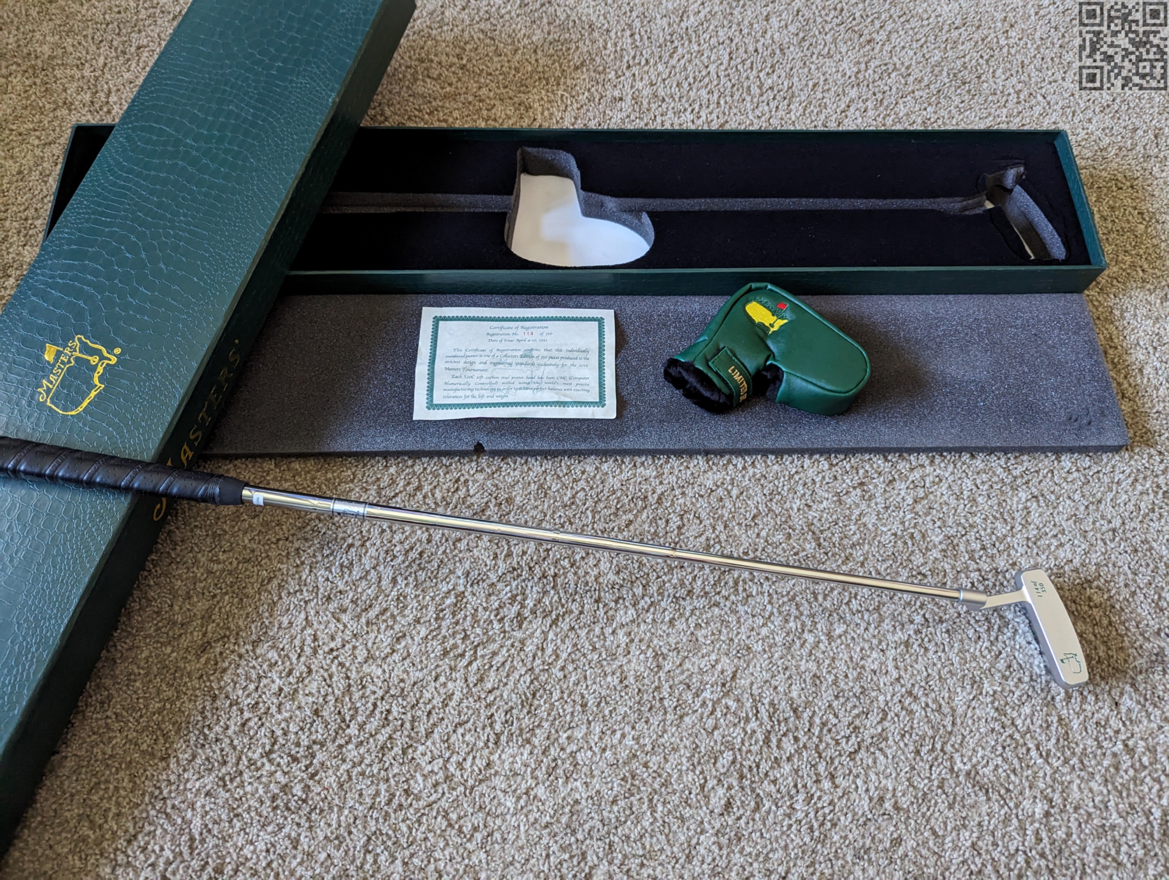 2011 Masters Tournament Limited Edition Putter 350 – Grand Slam Moments