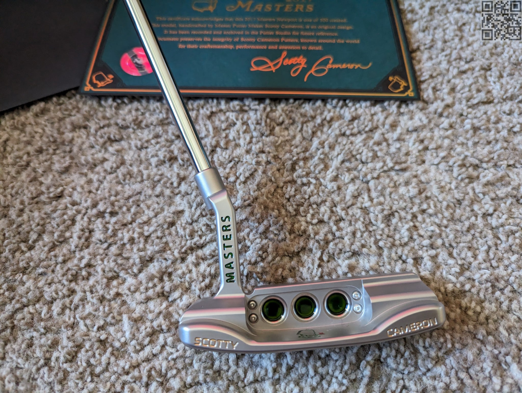 2017 Scotty Cameron Masters Tournament Limited Edition Putter 500 ...