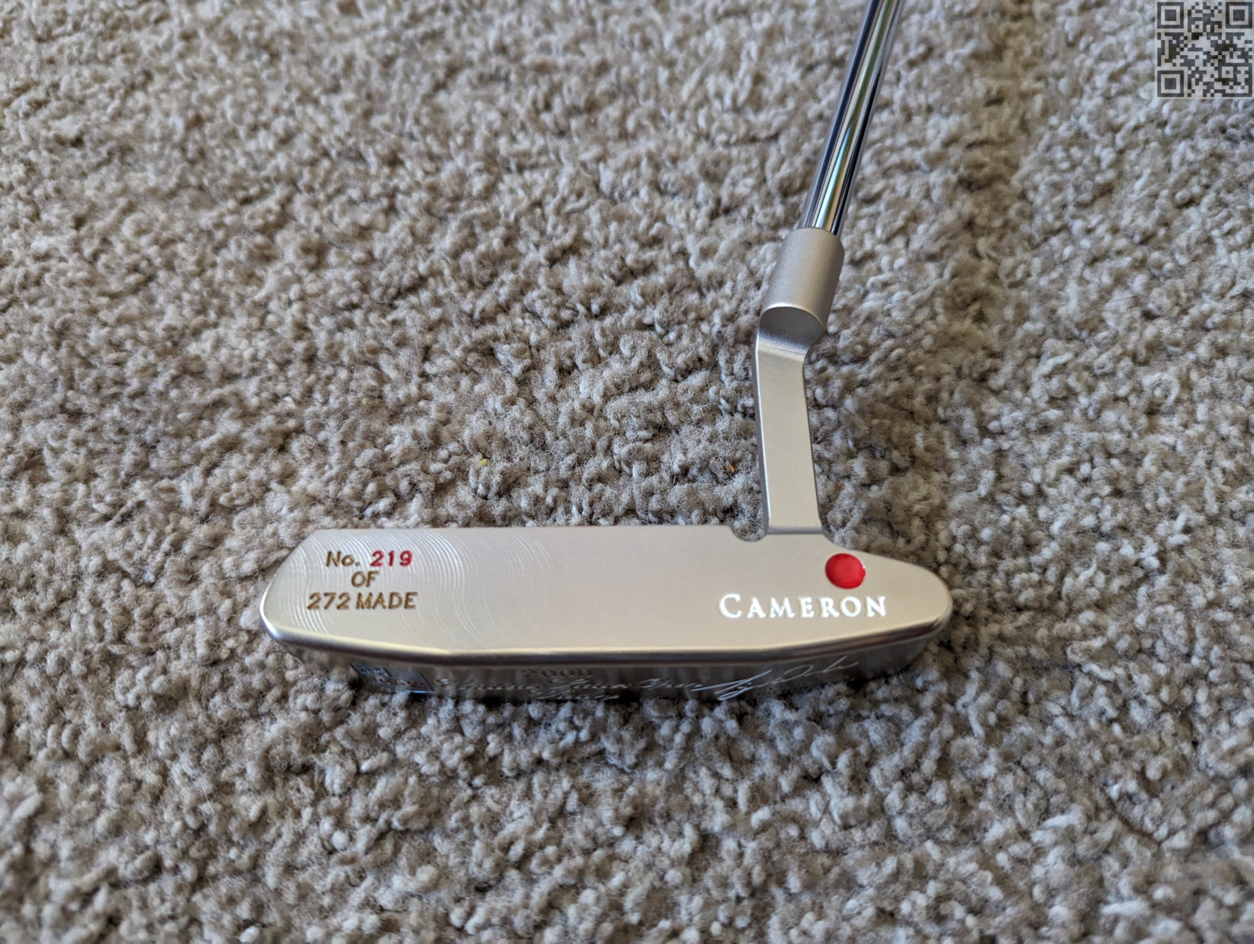 2000 Scotty Cameron Tiger Woods USGA US Open Championship putter LTD 2 ...