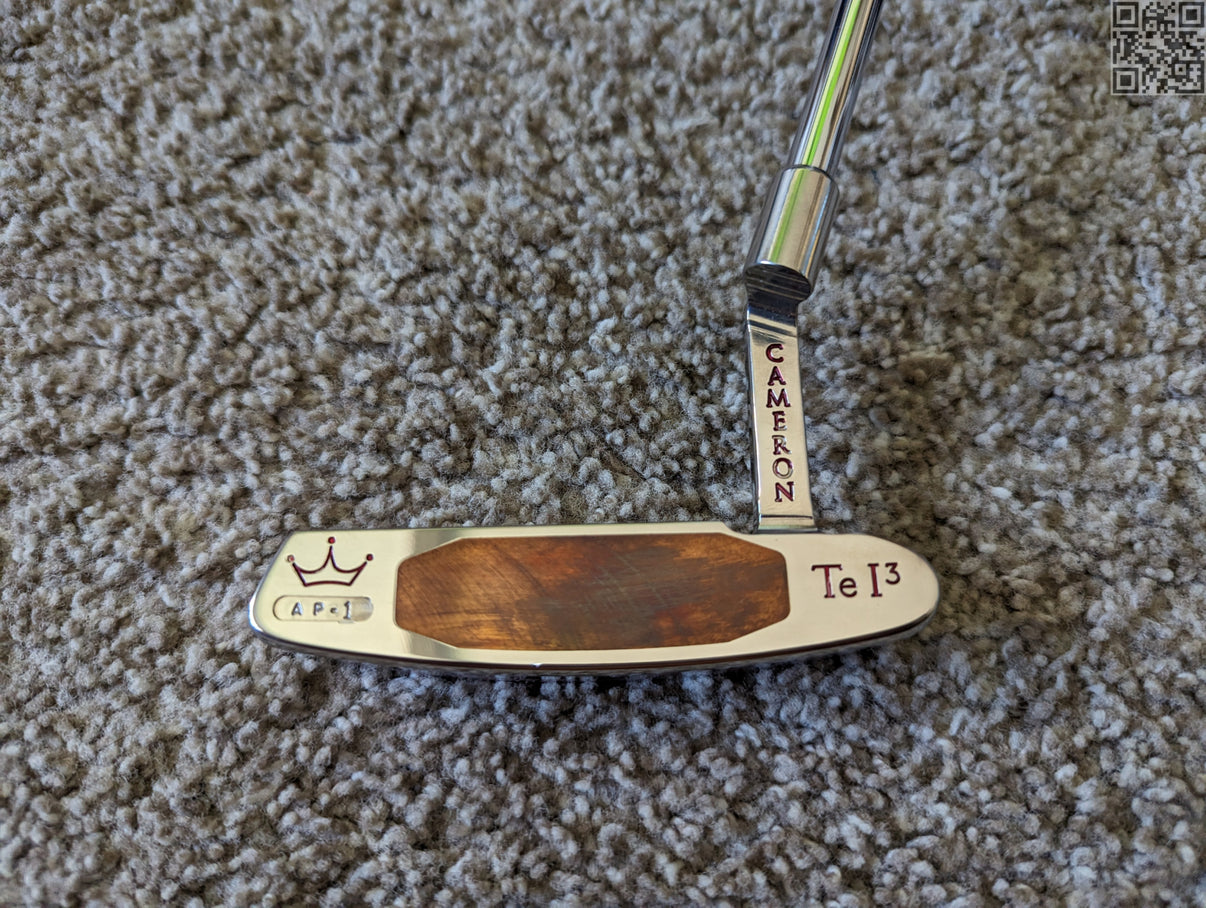 1997 Titleist Scotty Cameron Tiger Woods Masters Tournament AP-1 putte ...